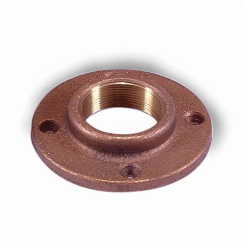 Merit Brass X240-08 Floor Flange, 1/2 in Nominal, Brass, Thread ...