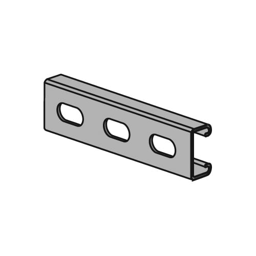 Anvil-Strut™ 2400104705 FIG AS 500EH Channel, 1-5/8 in W x 13/16 in D x ...