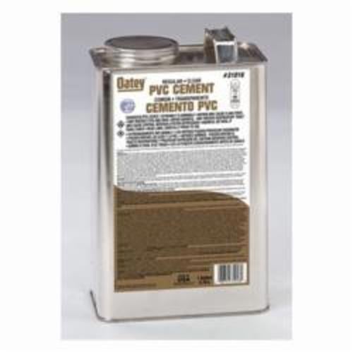 Oatey® 31016 Low VOC Regular Body PVC Cement, 1 gal Container, Clear ...