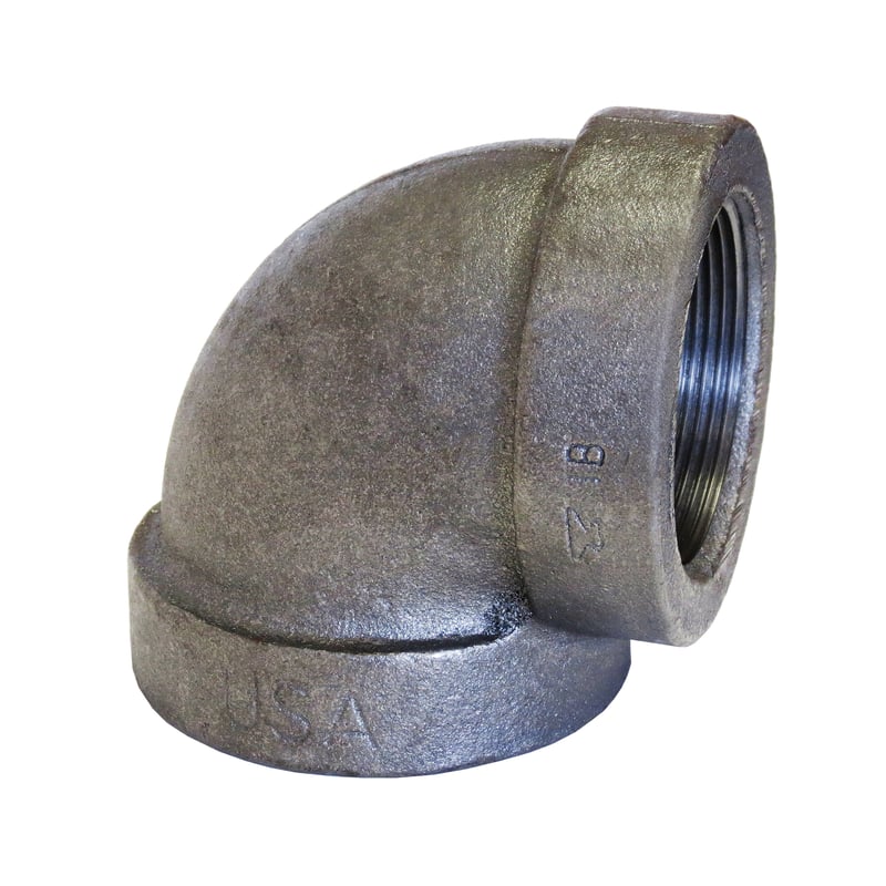 Anvil® 0300002409 FIG 351 Straight Pipe Elbow, 4 in Nominal, Thread End ...