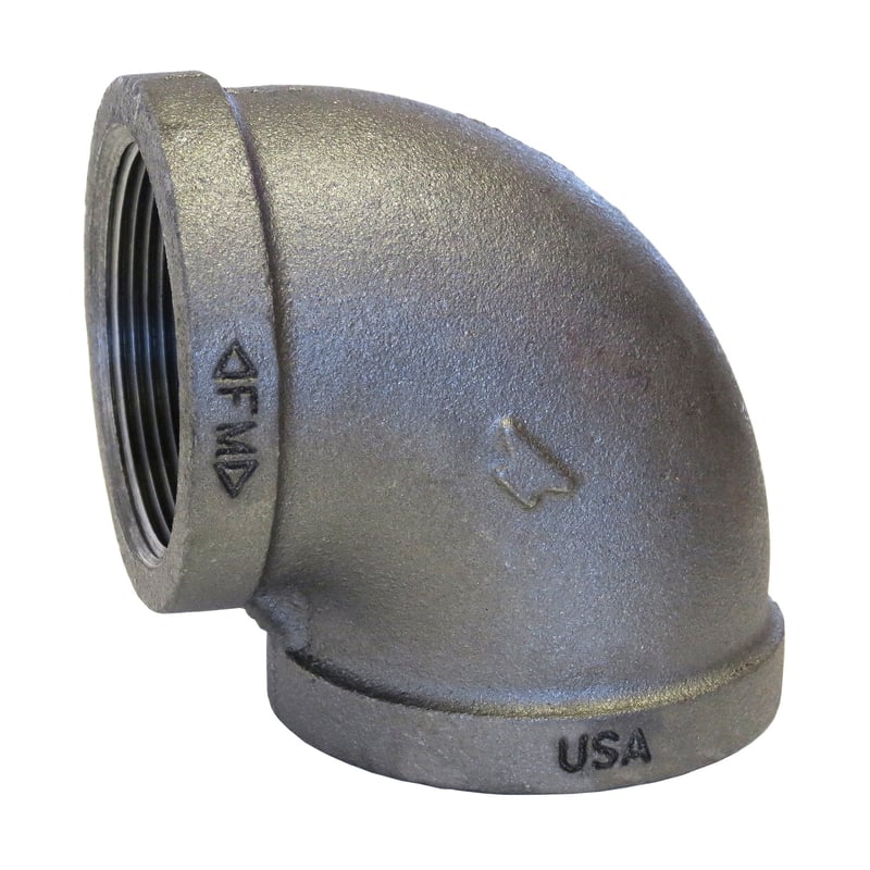 Anvil® 0310002209 FIG 1101 Standard 90 deg Pipe Elbow, 3 in Nominal ...