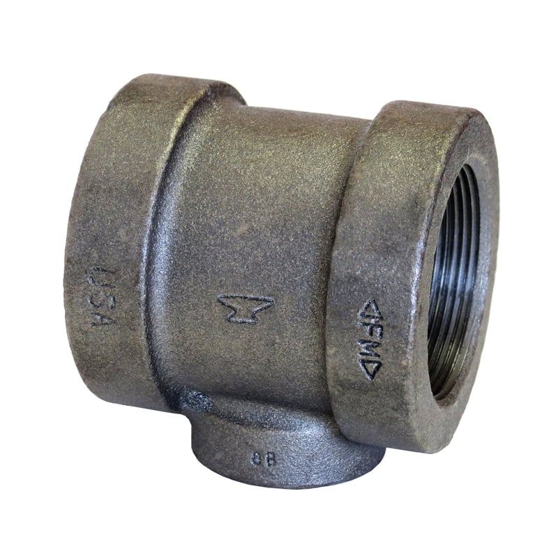 Anvil® 0300049608 FIG 359 Pipe Reducing Tee, 2 x 1 x 2 in, FNPT, 125 lb ...