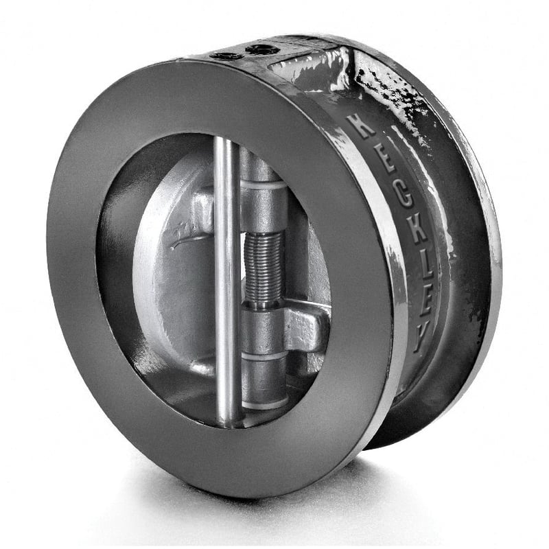 Keckley DD1F-CI-34136-400 Style DD Double Disc Retainerless Check Valve ...