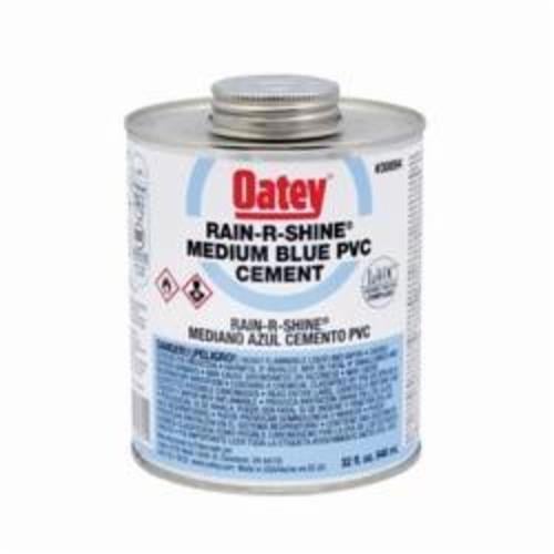 Oatey® Rain-R-Shine® 30894 Low VOC Medium Body PVC Cement, 32 oz ...