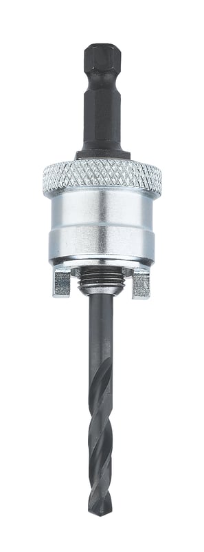 Lenox® 1779669 Standard Standard Hole Saw Arbor, 3/8 in Shank, 1/4 in ...