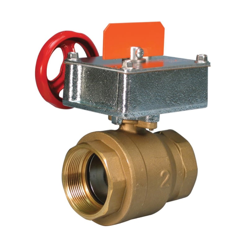 Victaulic® FireLock® V020728CT0 728 Ball Valve, 2 in Nominal, Thread ...