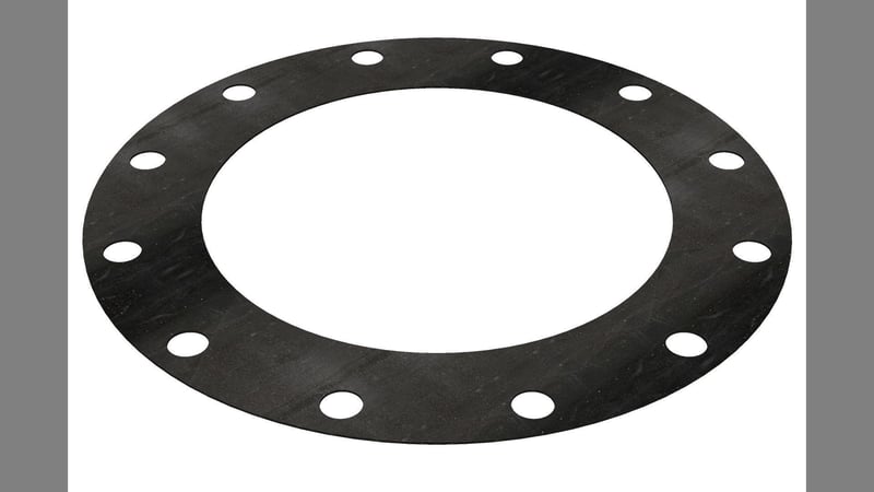 APG 13900FF125A1000FC Gasket, Neoprene, 10 in Nominal, 16 in OD 1/8 in ...