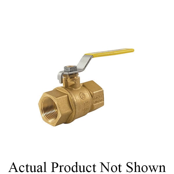 Jomar Valve® 100-708 2-Piece Ball Valve With Handle, 2 in Nominal, NPT ...