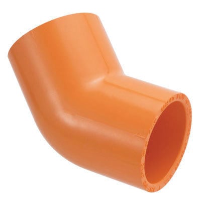 Spears® FlameGuard® 4217-025 Standard 45 deg Elbow, 2-1/2 in, Socket ...