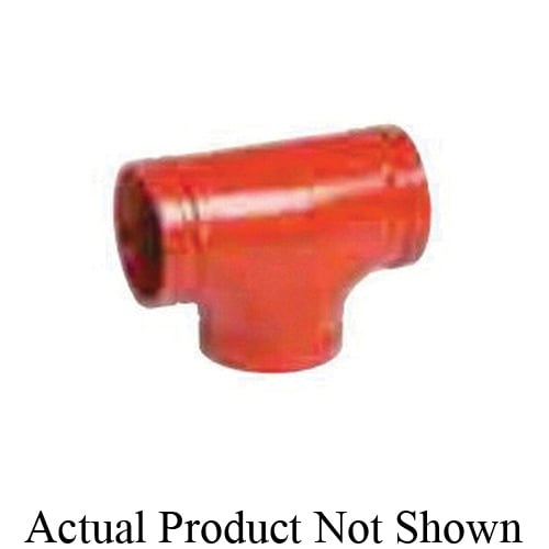 Victaulic® FireLock® F040002G00 Pipe Tee, 4 in, Grooved, Ductile Iron ...